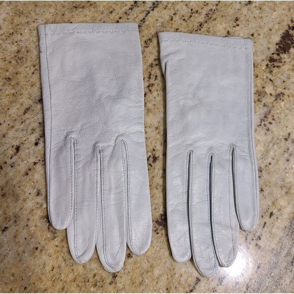 Grandoe | Accessories | Vintage Size S 65 Powder Blue Soft Leather Formal 75 Gloves | Poshmark